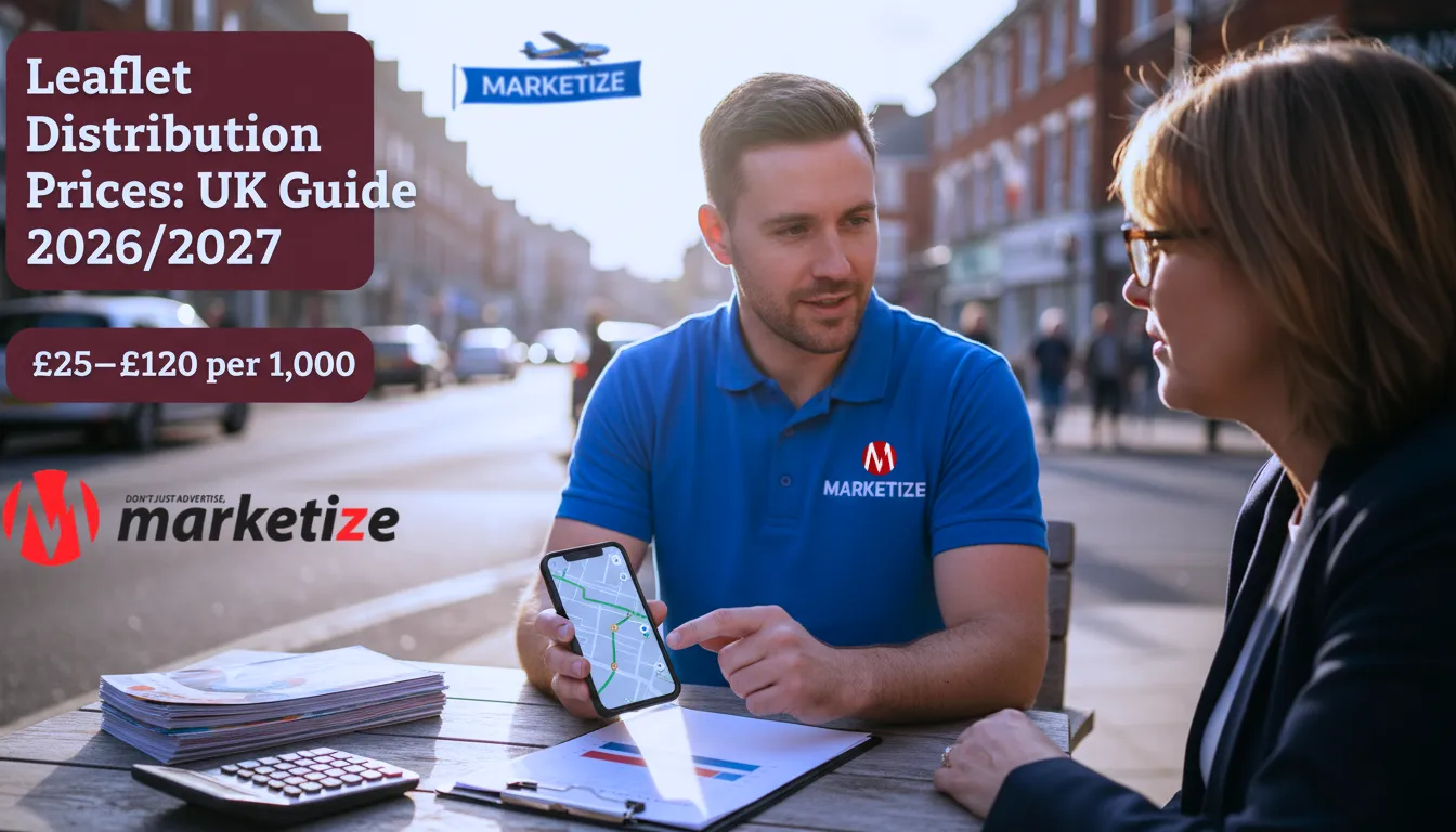 Leaflet Distribution Prices: UK Guide 2026 | Marketize